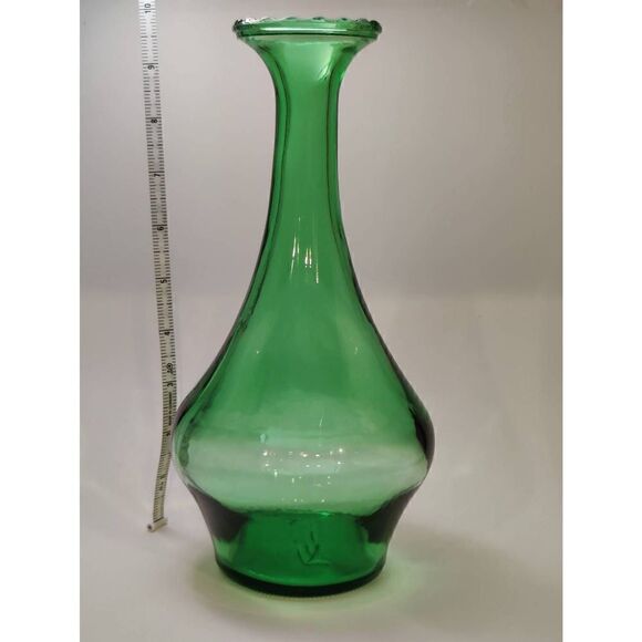 no brand | Accents | Greenglasswidebottomvase | Poshmark